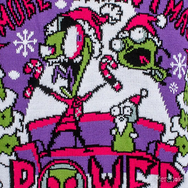 Invader Zim Christmas Jumper | More Power For Santa - Maverix Supply Co